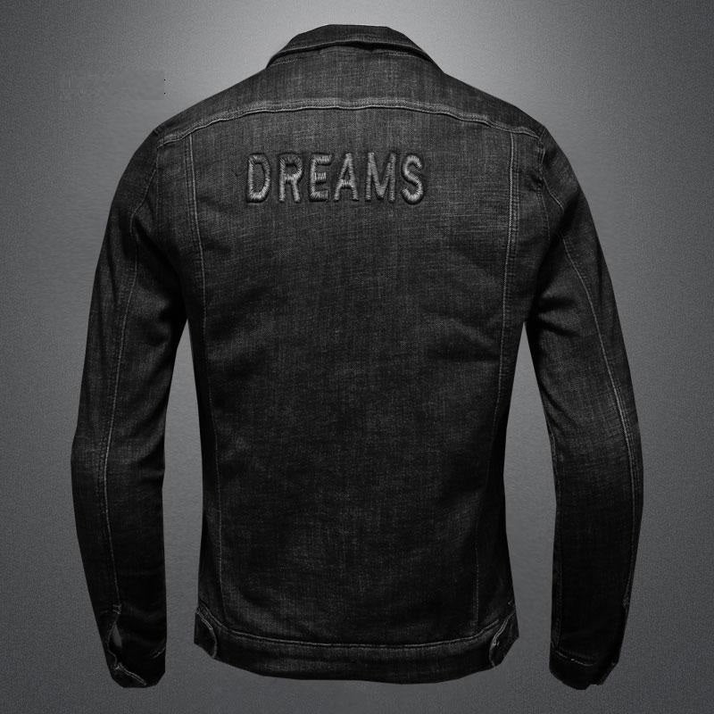 Warm Bomber Pilot Black Winter Denim Jacket Men Jeans Coat Motorcycle